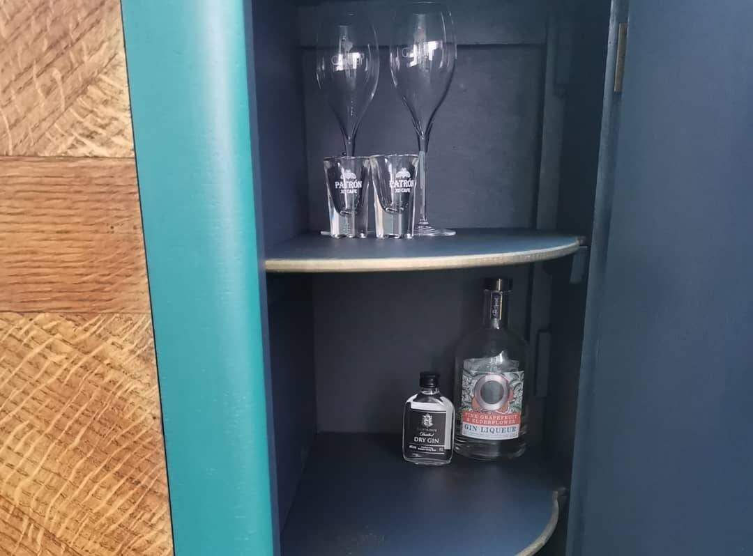 Bespoke Vintage Cocktail Cabinet Statement Sideboard Art | Etsy