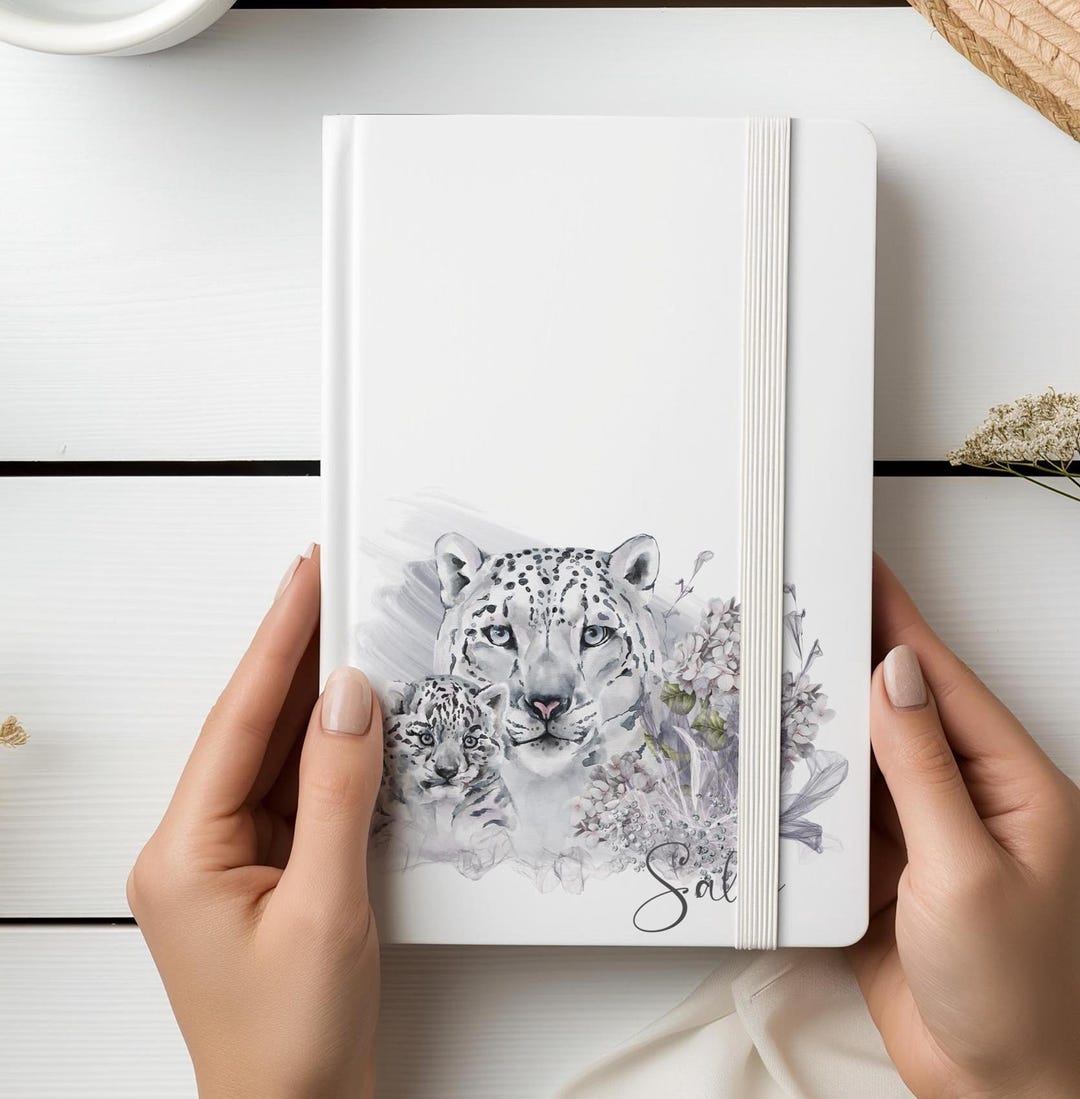 Personalised Luxury Leather Look Leopard Notebook - Etsy