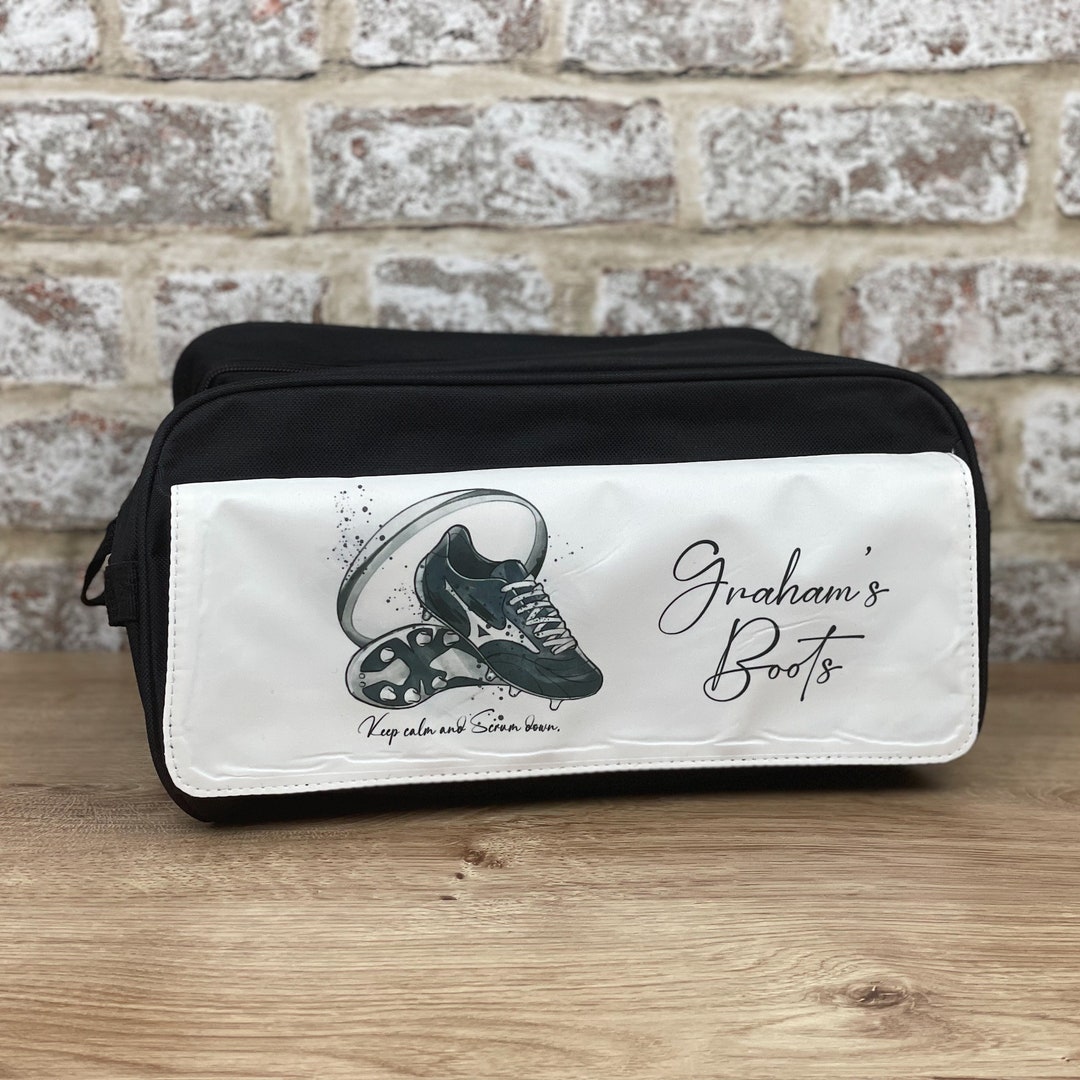 Personalised Rugby Boot Bag - Etsy