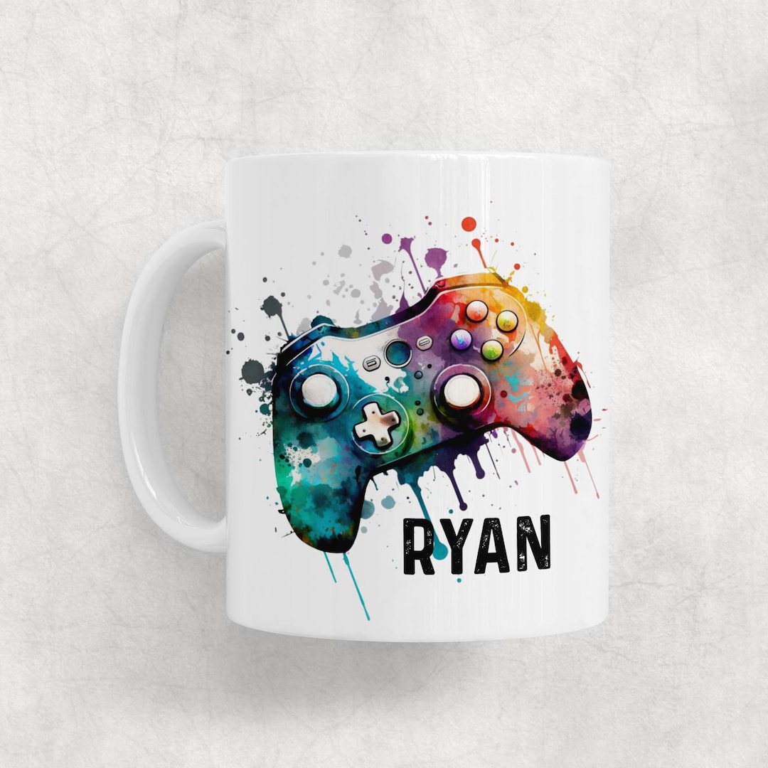 Personalised Gamer Controller Mug Coaster - Etsy