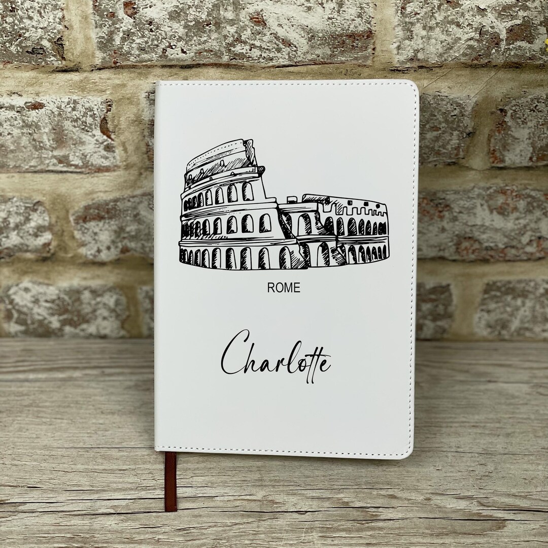 Personalised Rome Notebook - Etsy