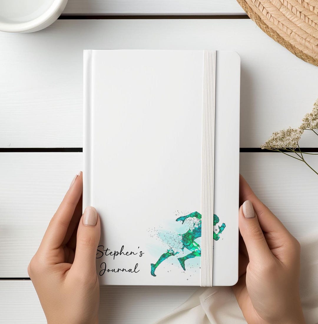 Personalised Luxury Leather Look Running Runner Notebook - Etsy