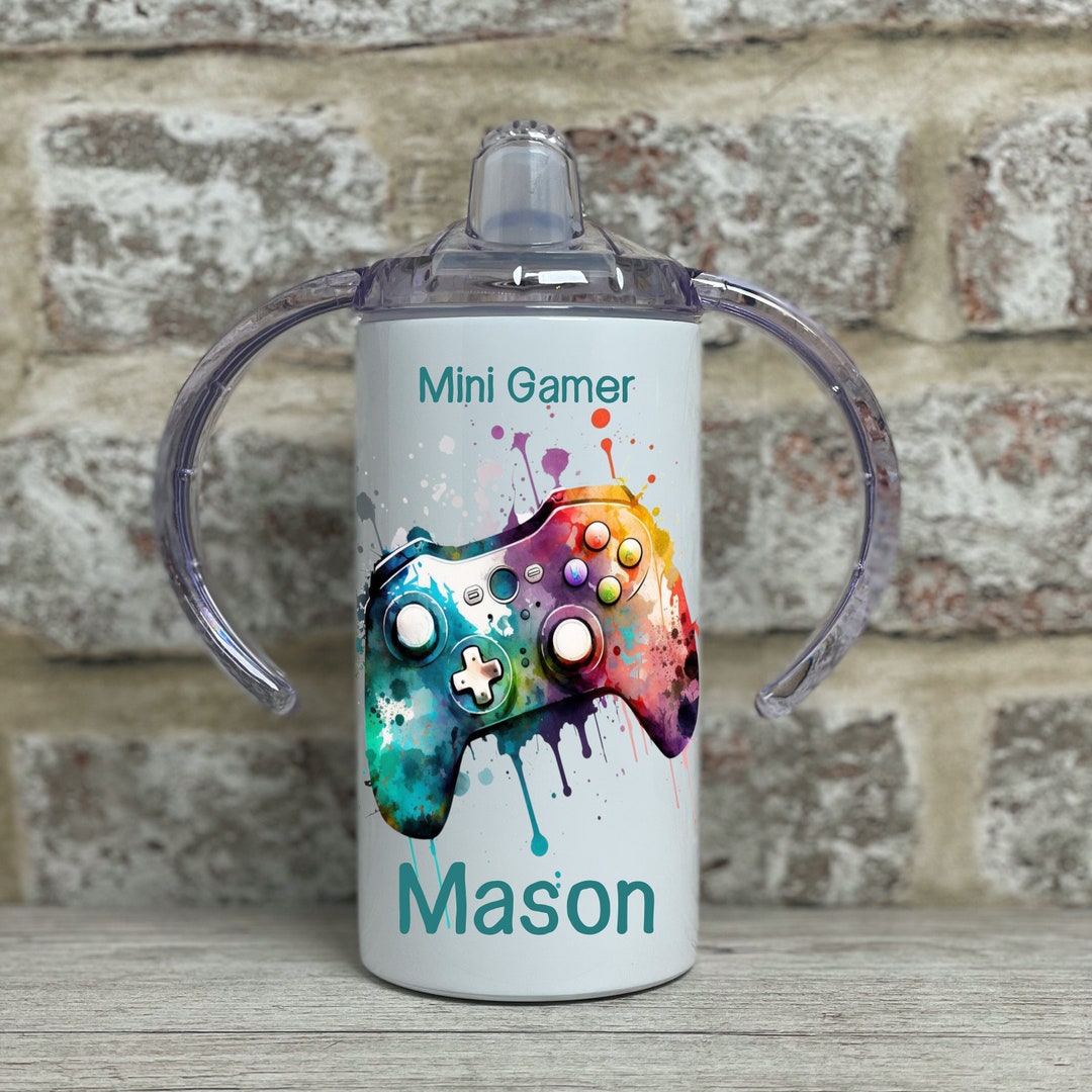 Personalised Mini Gamer Sippy Cup - Etsy