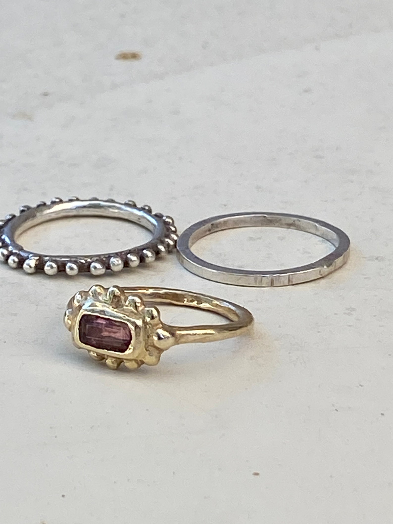 Pink Tourmaline Anemone Ring - Etsy