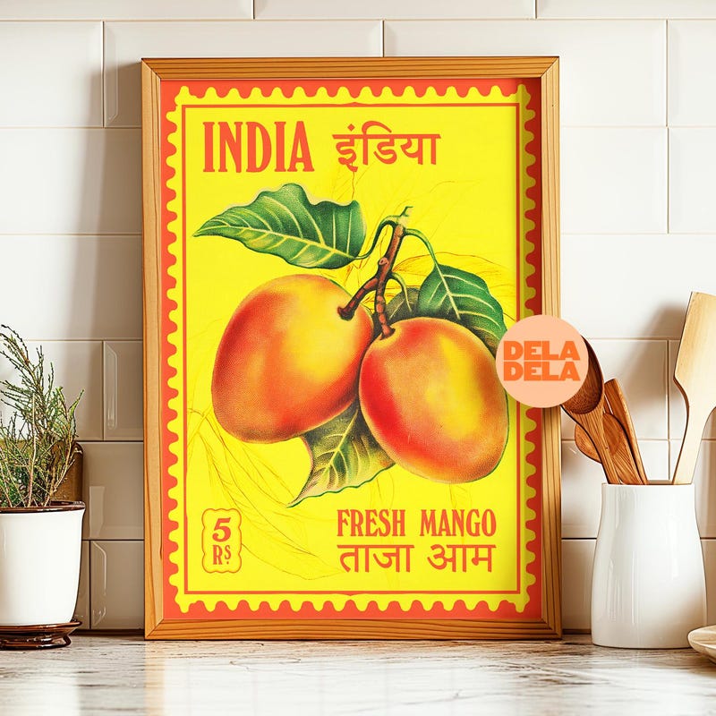 Mango Print - Etsy