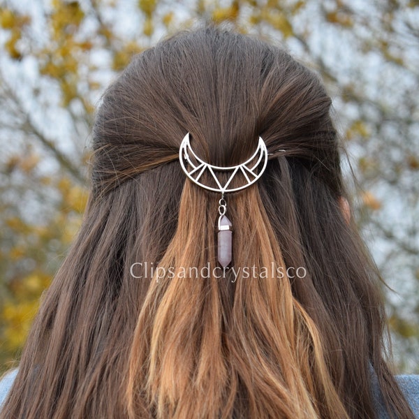 Silver Dangle Hair Pins - Etsy