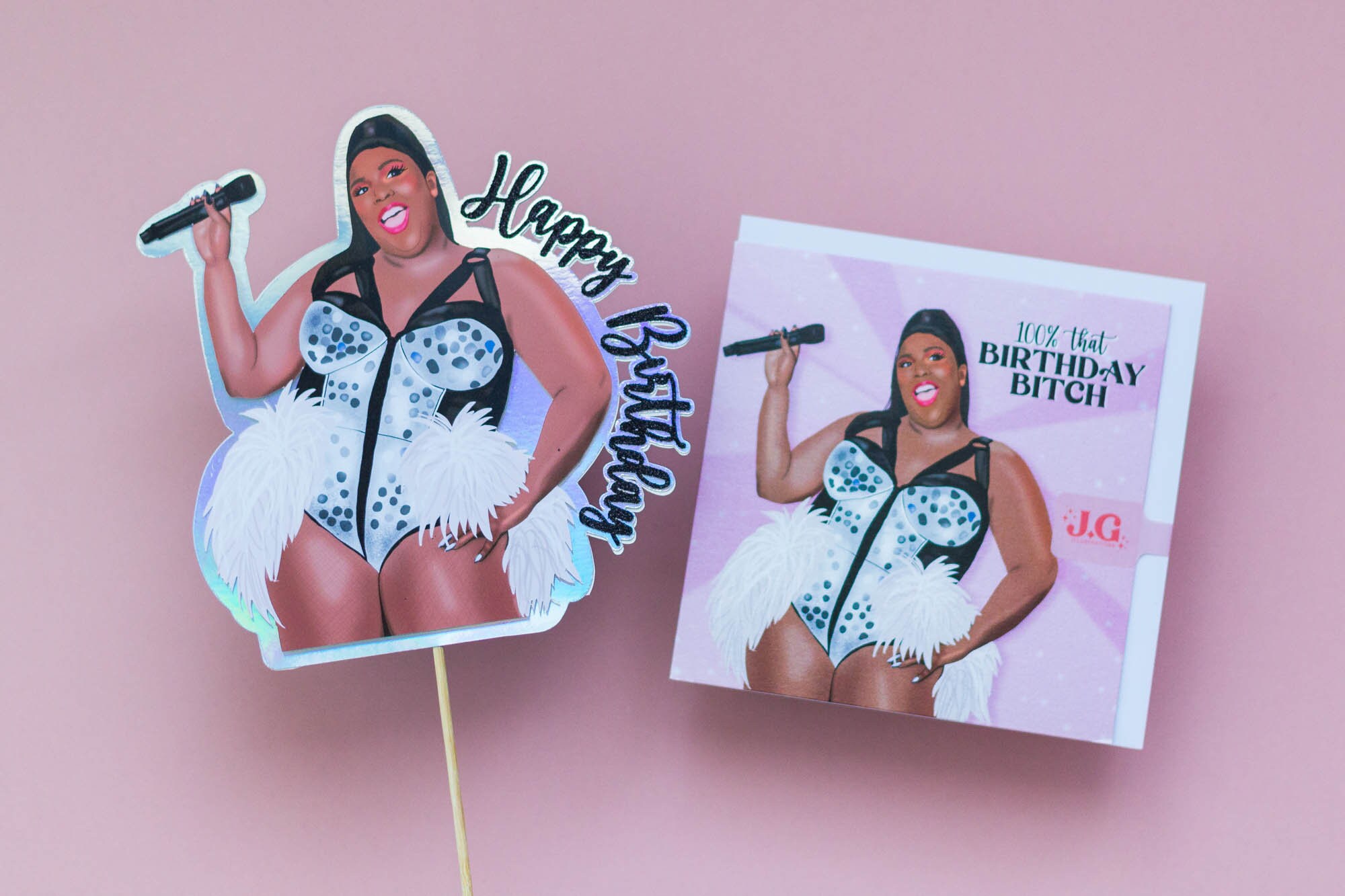 Lizzo Cake Topper / Happy Birthday Cake Topper / Truth Hurts / - Etsy UK