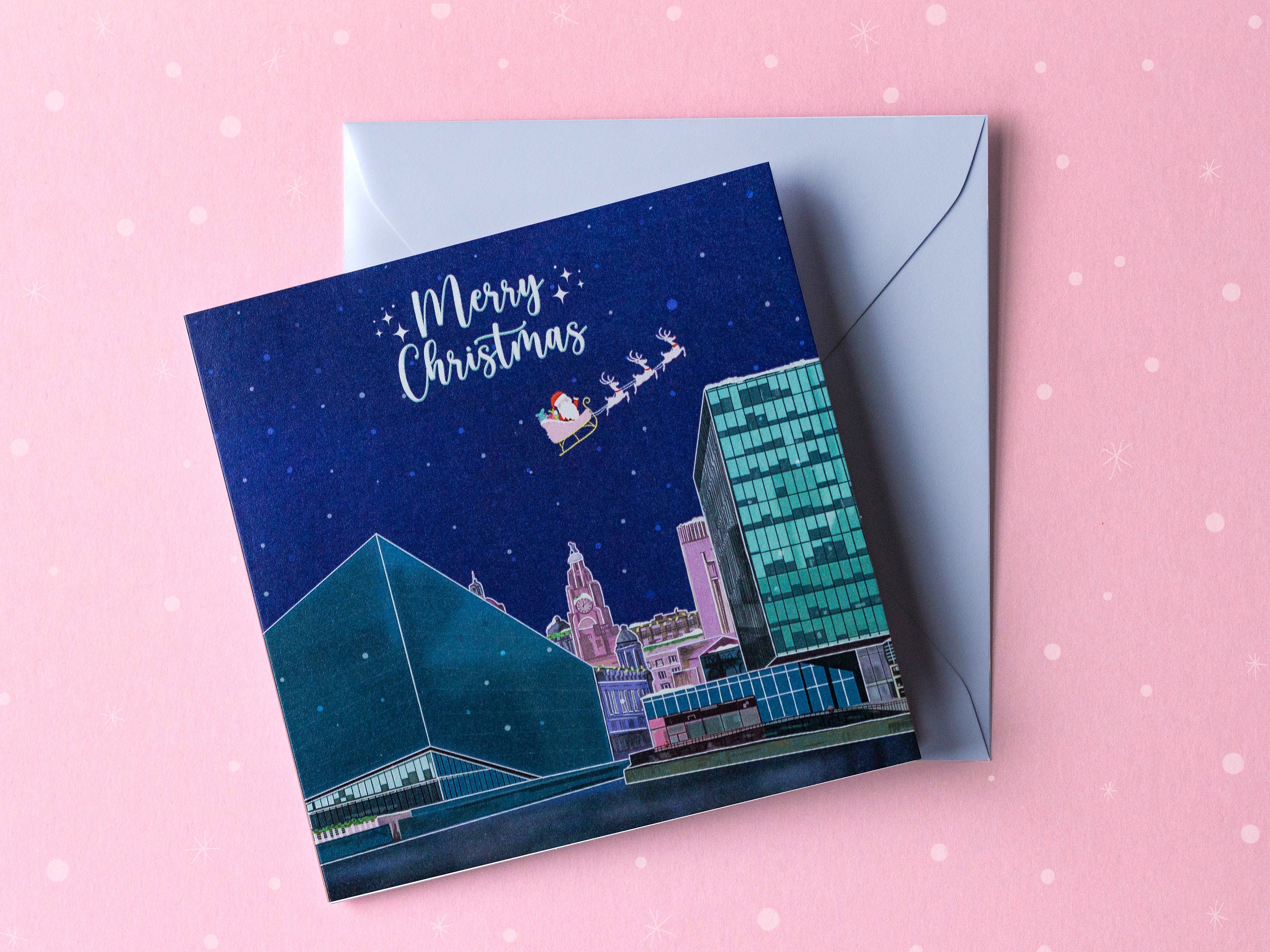 Liverpool Christmas Card / Merry Christmas Liverpool / Liverpool ...