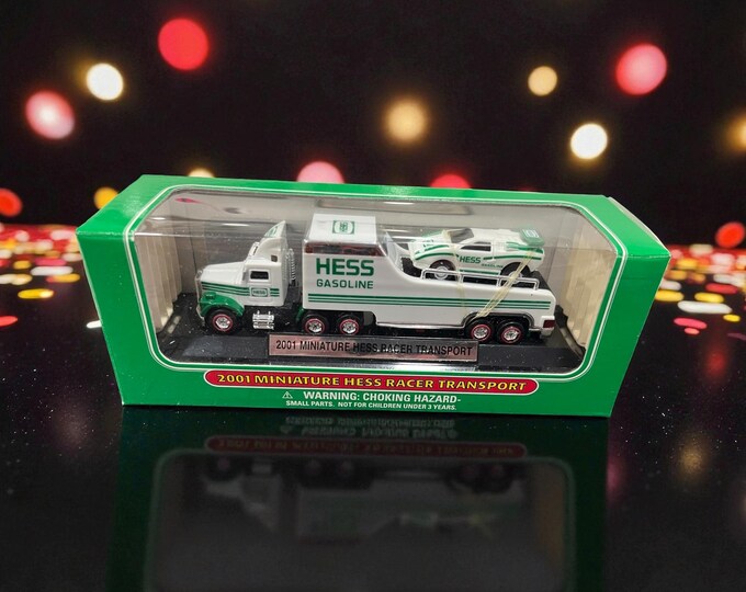 2001 Miniature Hess Racer Transport - Etsy