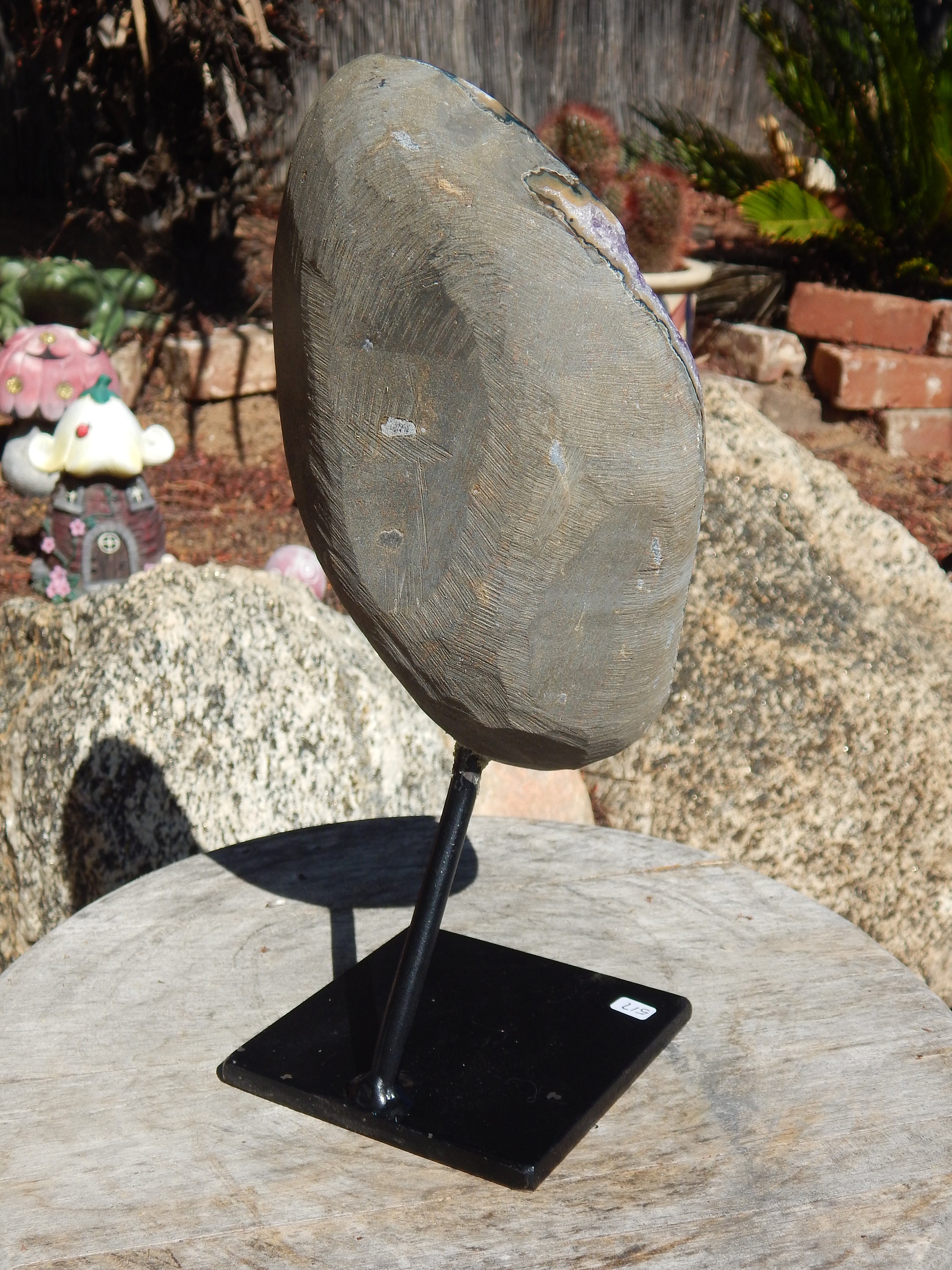 Amethyst Crystal Cluster Display with Stand Crystal Amethyst | Etsy