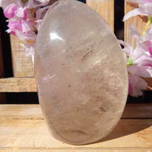 Clear Quartz Crystal Free Form Display, Crystal Quartz Polished Stone ...