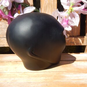 Black Obsidian Crystal Carved Stone Alien 4.1,obsidian Carved Crystal ...