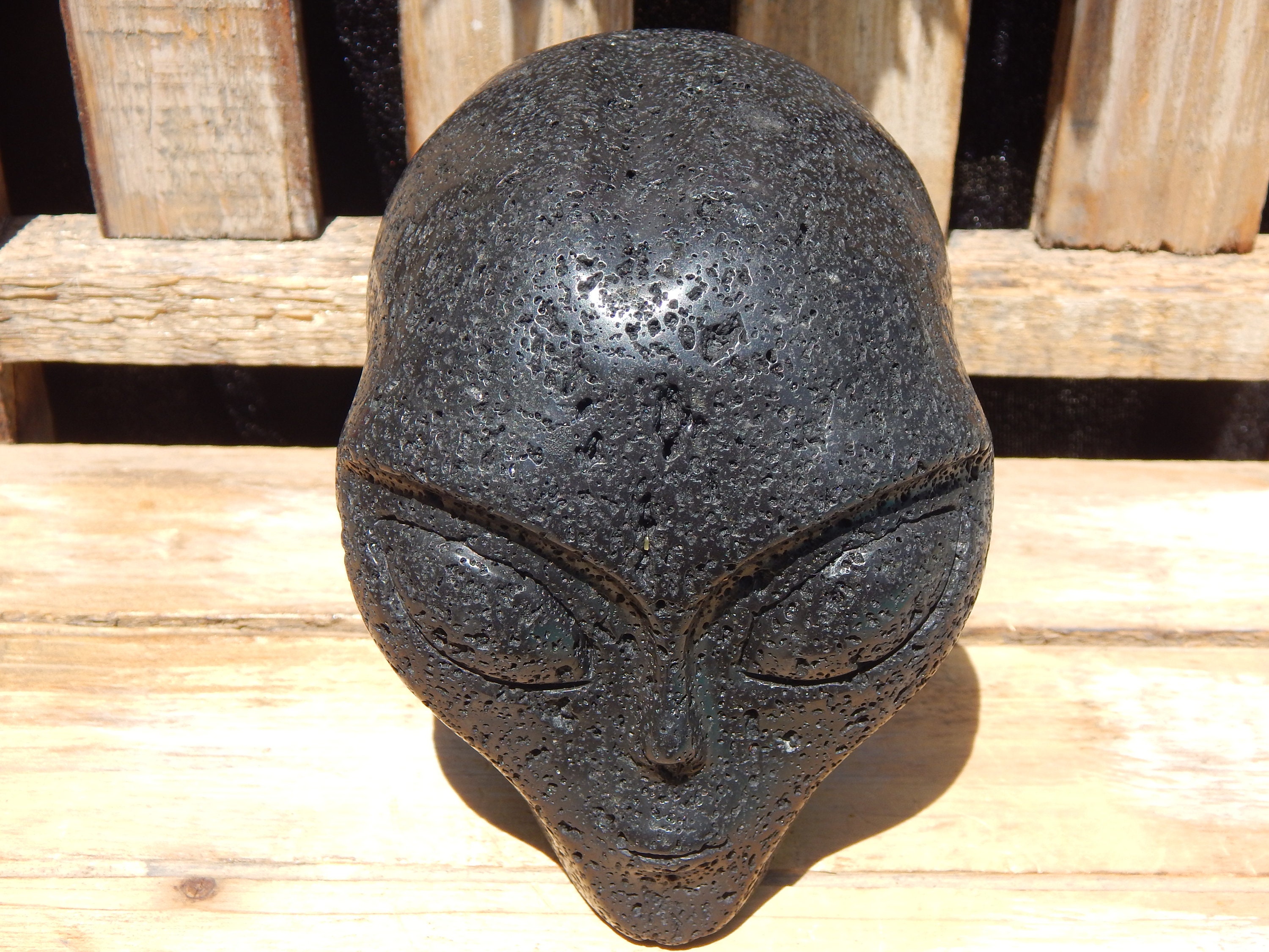 Lava Stone Crystal Carved Stone Alien 4.2 Crystal Lava - Etsy