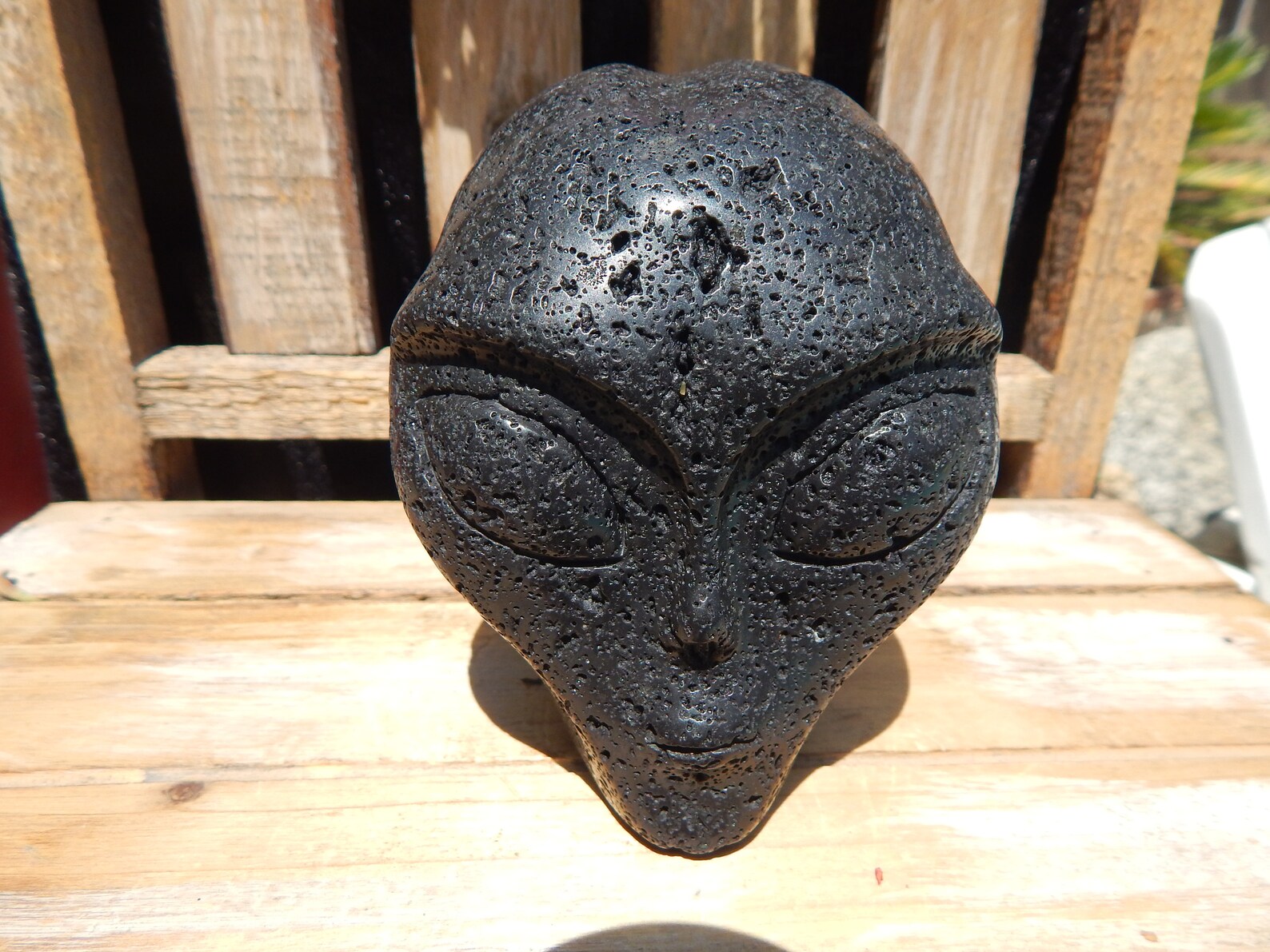 Lava Stone Crystal Carved Stone Alien 4.2 Crystal Lava - Etsy