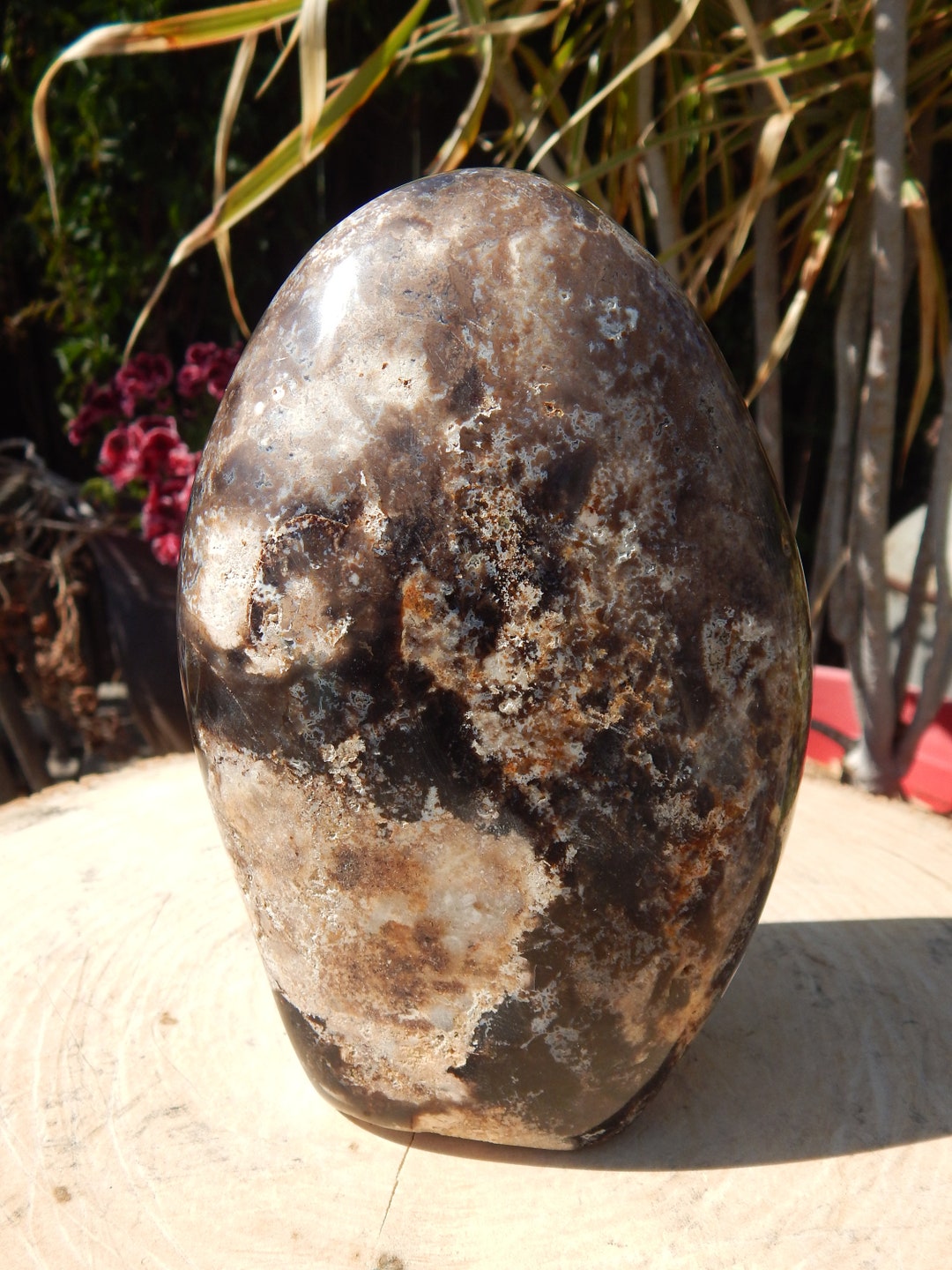 Black Opal Crystal Free Form, Polished Black Opal Free Form Stone ...