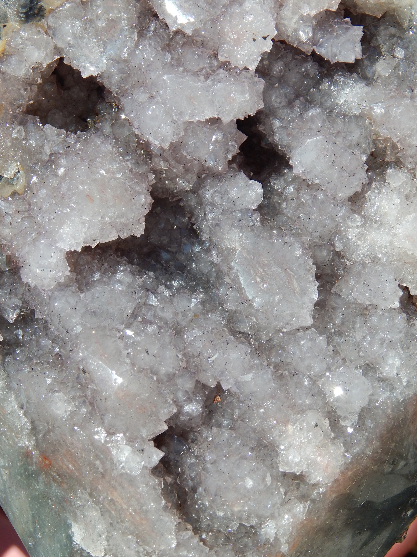 Amethyst Crystal Cluster Display With Stand Crystal Amethyst - Etsy