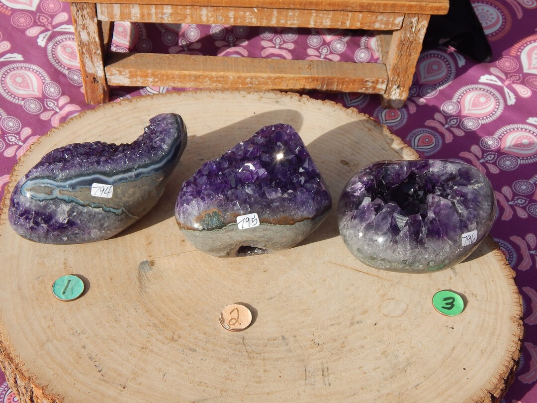 Amethyst Crystal Cluster Free Form, Crystal Amethyst Display Cluster ...