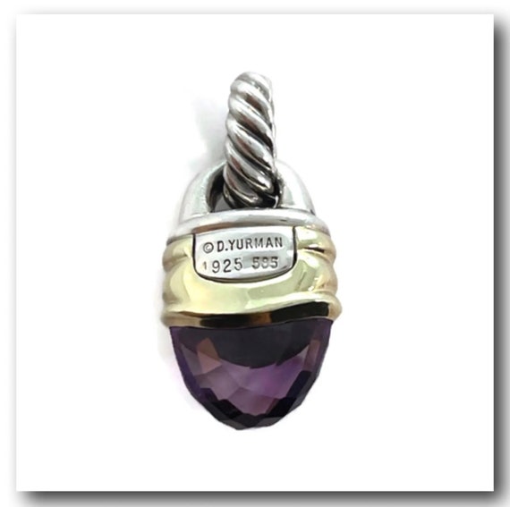 DAVID YURMAN Sterling Silver 925 & 585 (14K) Gold Ame… - Gem