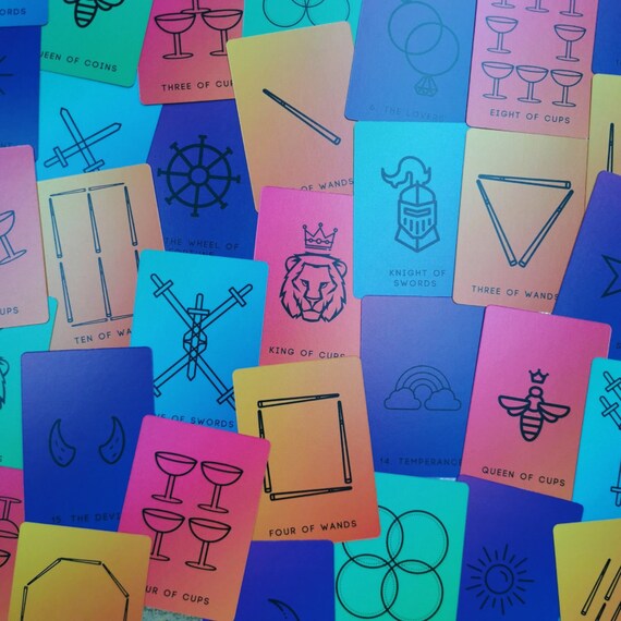 Pop Tarot Deck Easy Deck perfect for Tick Tock - Etsy