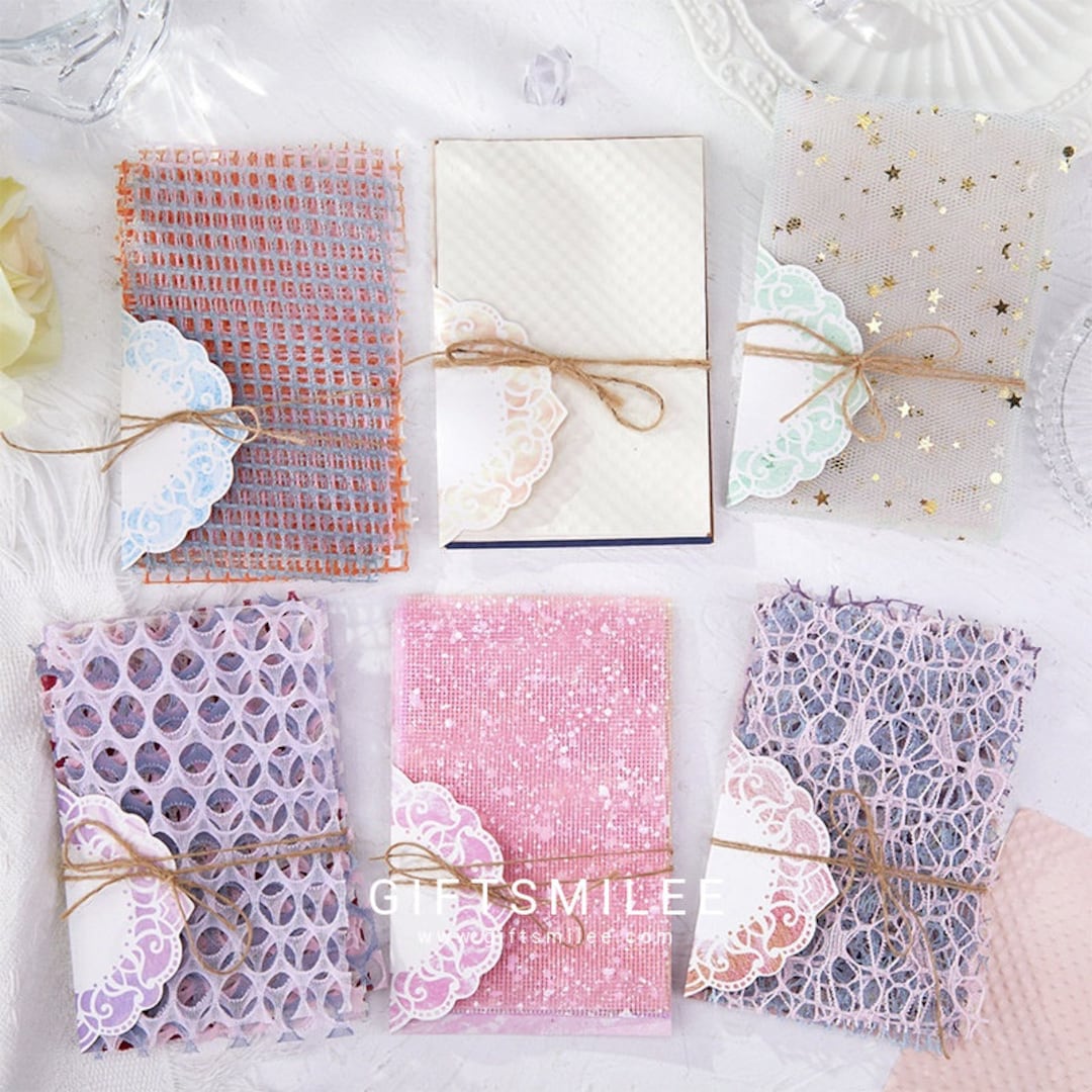 6 Types Miss Time Streamer Collage Material Pack, Birthday Material ...