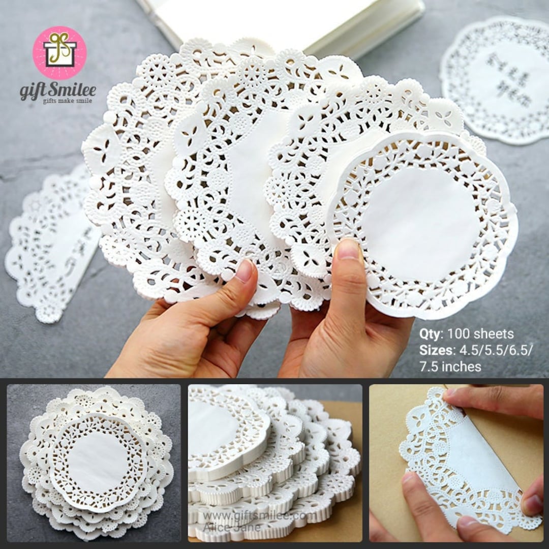 Paper Lace Doilies 4 Types Varied Size Mini Doily - Etsy