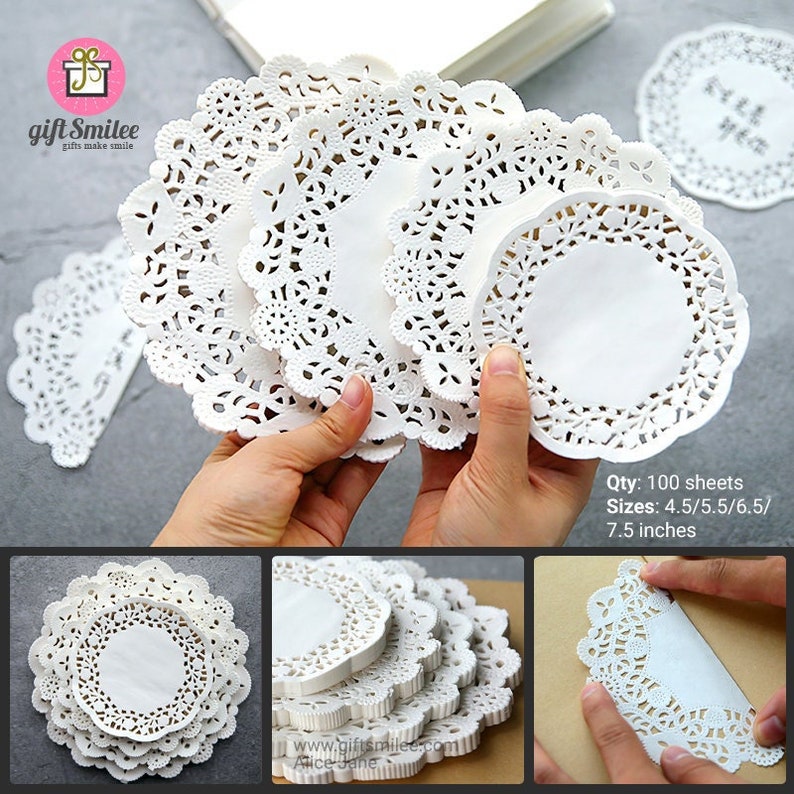Paper Lace Doilies 4 Types Varied Size Mini Doily - Etsy