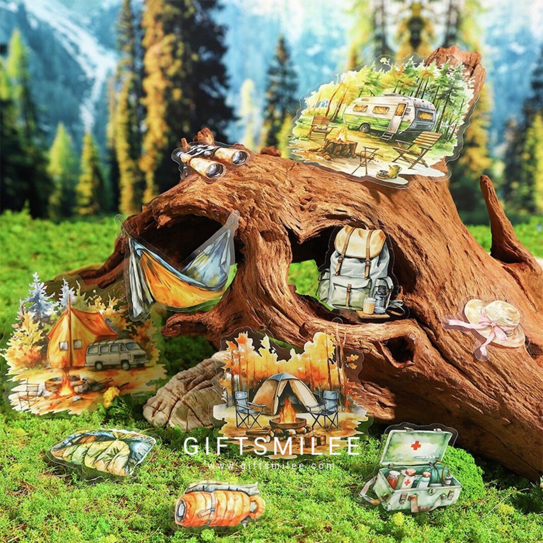 6 Types Good Day Journey Into the Woods Stickers, Planner Project ...