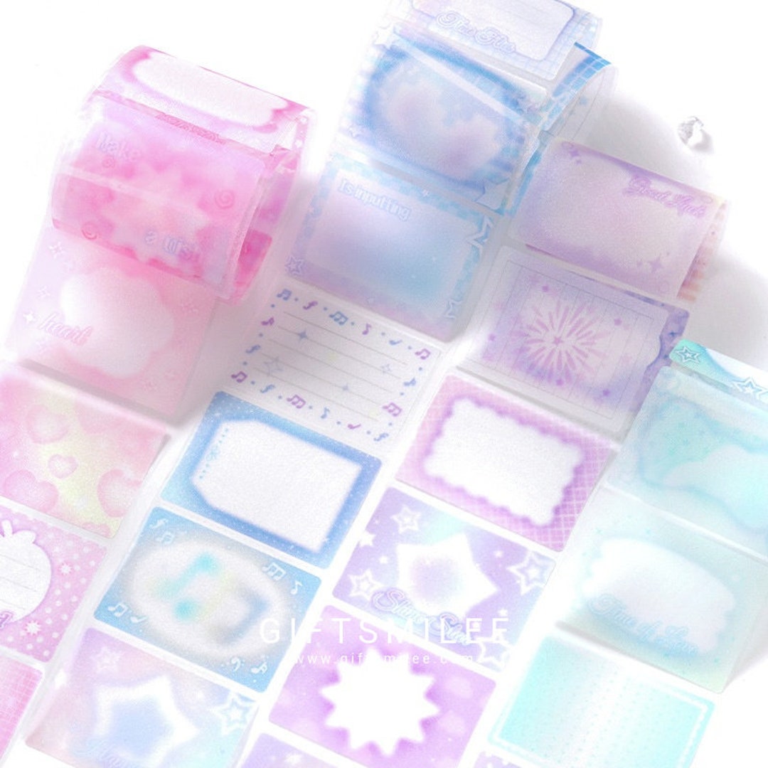 4 Types Simno Fantasy Star Flash Roll Tapes, Unique Stationery, School ...