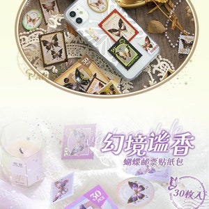 4 Types Simno Letterhead Sticker Packs, Scrapbooking Pack, Journal ...