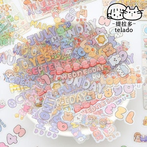 48 Sheets Telado Series Stickers,travel Book Deco,journaling Gift ...