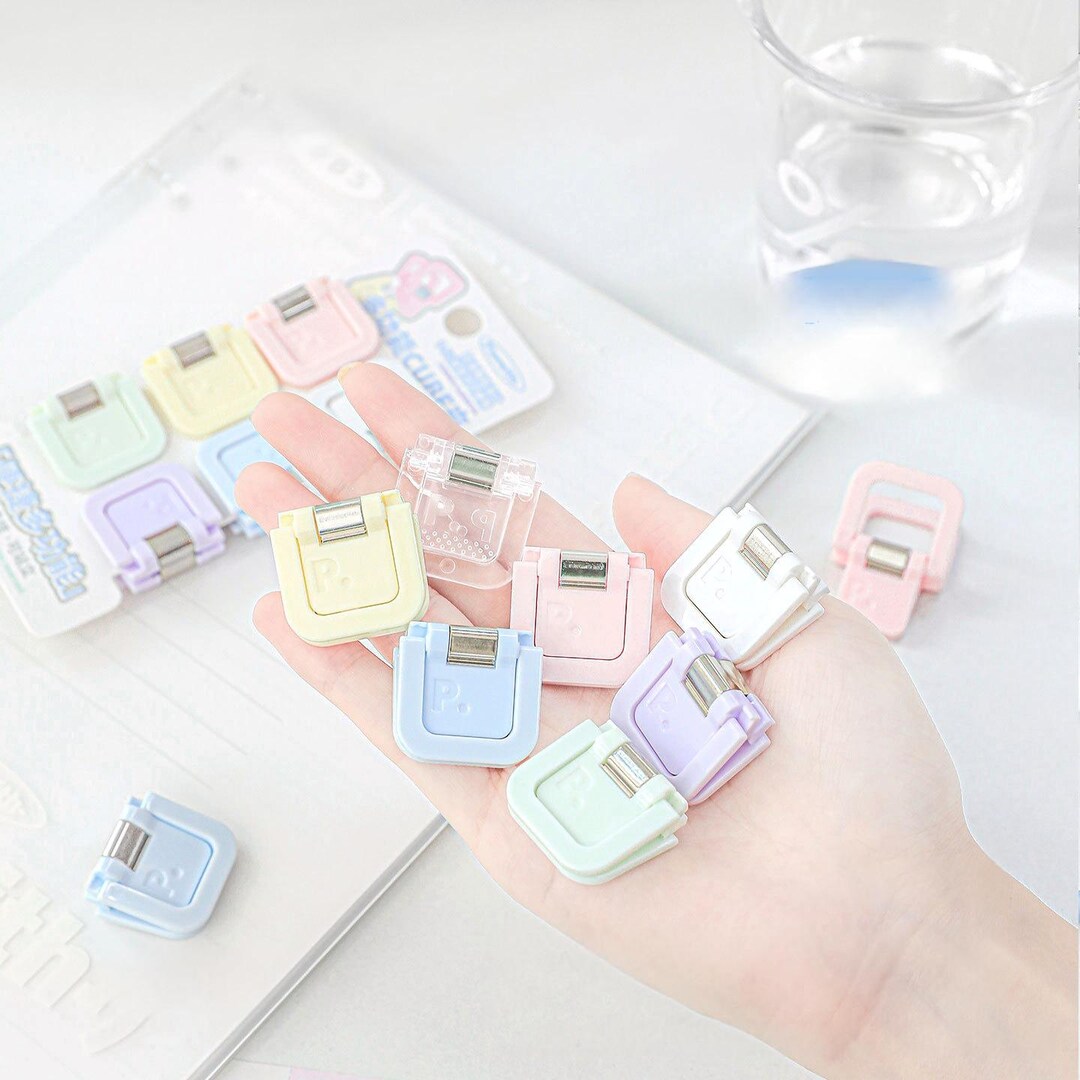8 Types | 4pcs Stainless Pastel Mini Foldable Standhang Multi-purpose ...