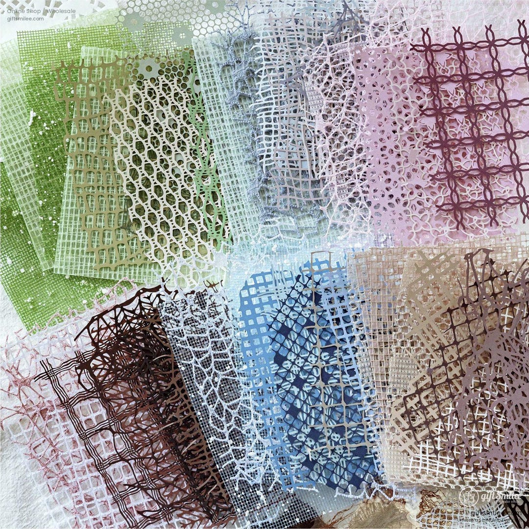 6 Types | Lace Texture Overlay Material Package | Shabby Chic Lace ...