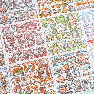 6 Types Telado Square Stickers Laptop Decals, Taging, Journaling ...