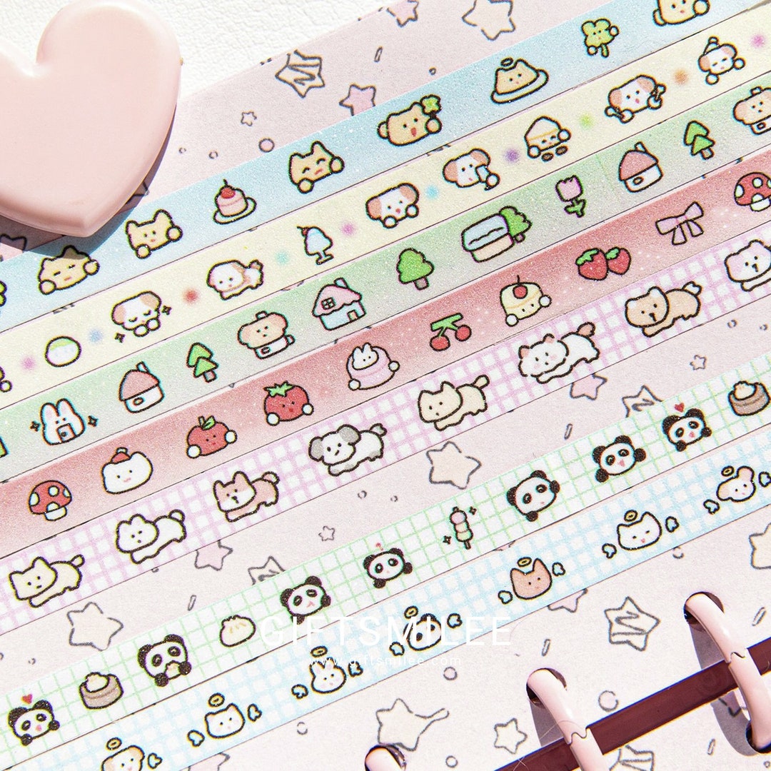 8 Types Candy Poetry Cute Roll Tapes, Shipping Supplies, Diary Book ...
