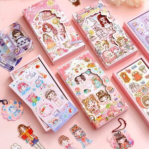 50 Sheets Simno Series Stickerskorean Stationeryjournaling - Etsy