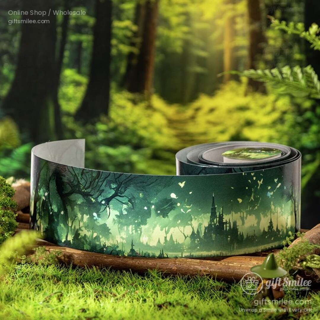 6 Types | Dancing With the Forest Roll Tapes | Notebook, Weeks Washi ...