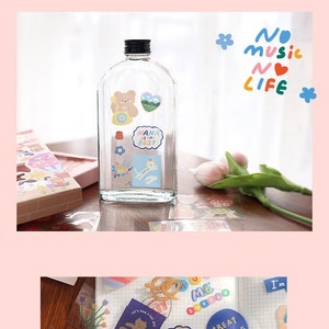 100 Sheets Simno Stickers,junk Journal,seasons,planner Suipplies ...