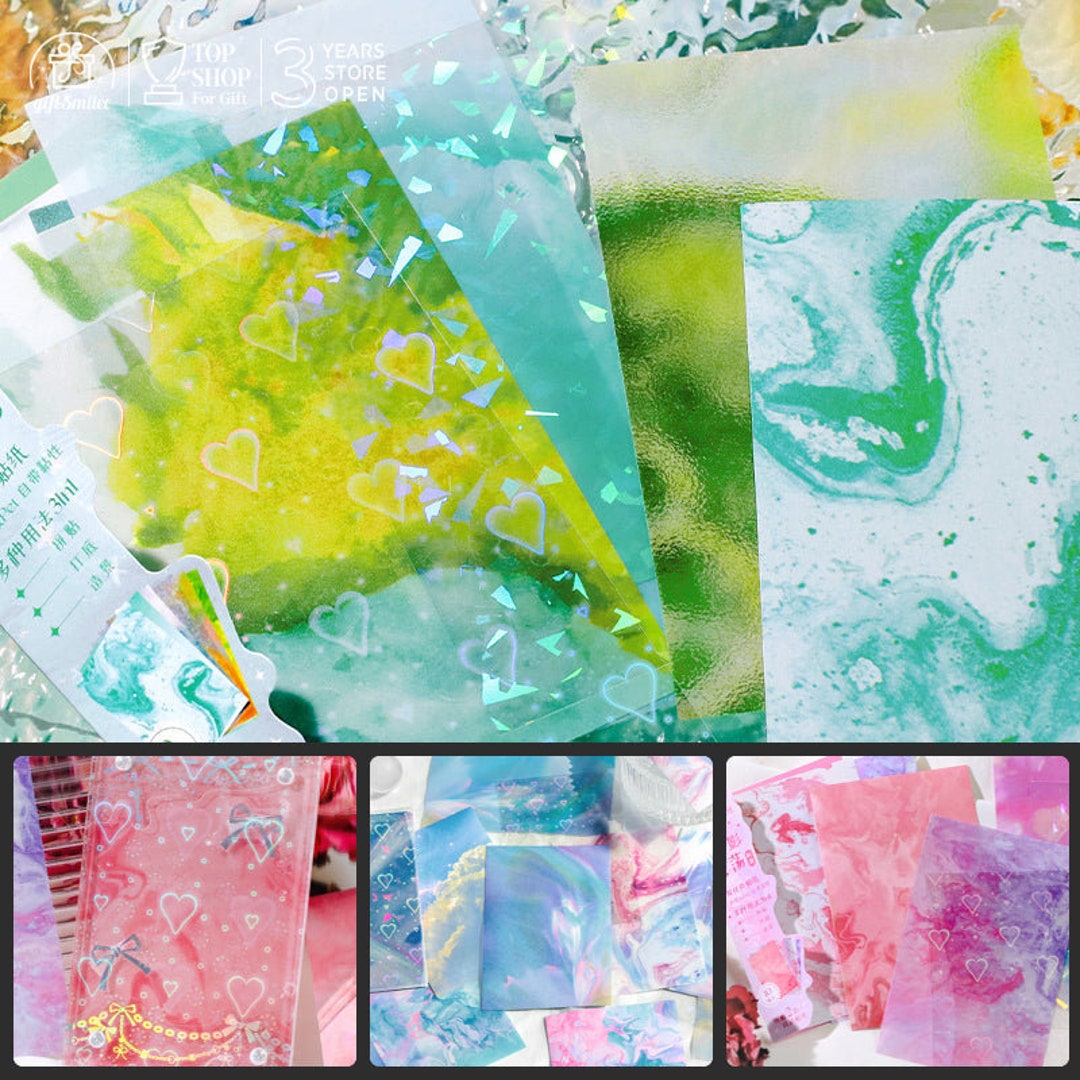 12 Sheets Cardlover Series Stickersjournals Decalsticker for - Etsy