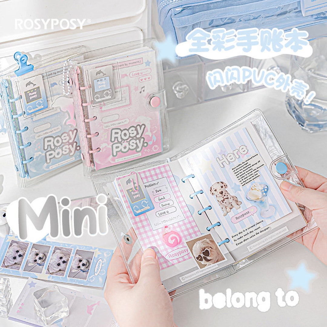 2 Types Rosyposy Dialog Box Hand Ledger Diary Book Decor, Sticker for ...