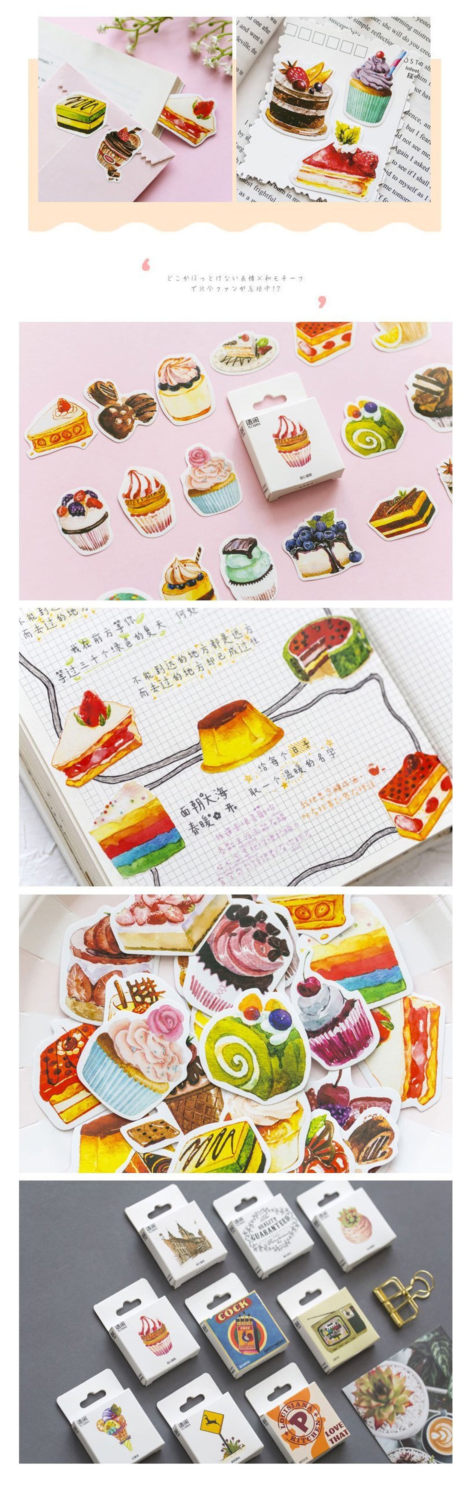 50 Sheets Yu Stickersbullet Journlingjunk Journal - Etsy