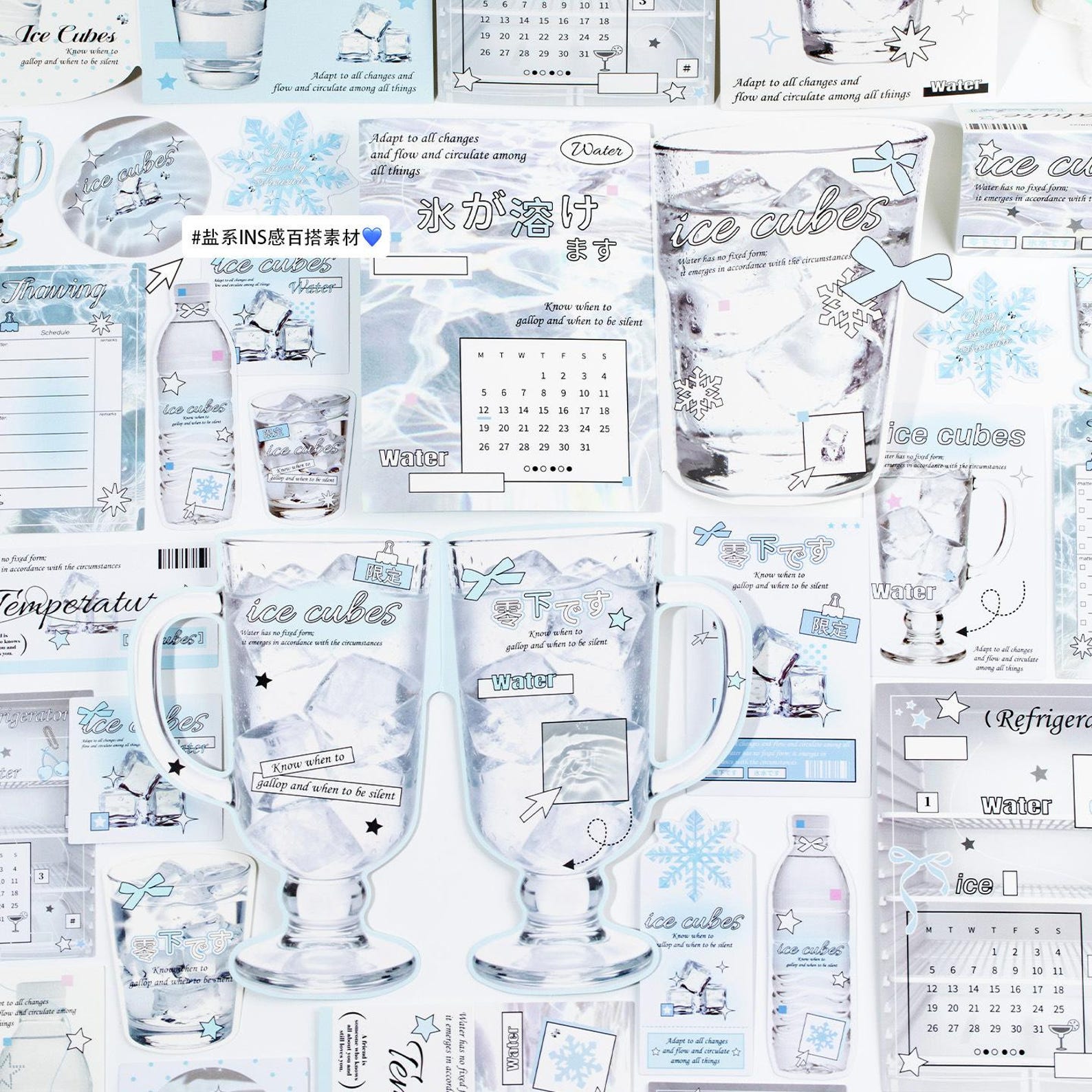 1 Type | Die-cut Sticker Pack | Glossy Resin Decal, Planner Accessories ...