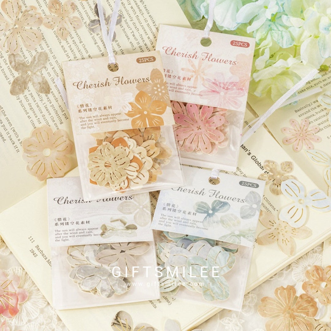 4 Types | Tomato Girl Cherish Flowers | Collage Kit, Gift for Mon, Art ...