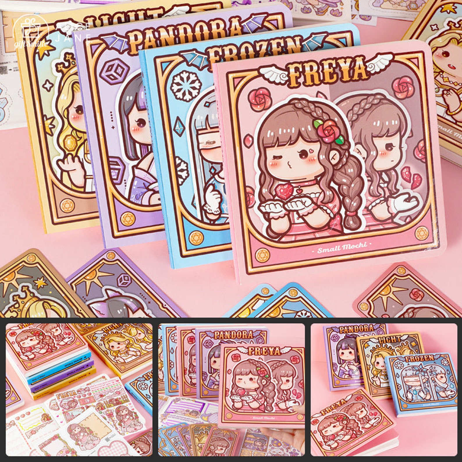 160 Pages Little Mochi Notebooks 4 Types Diary Office - Etsy