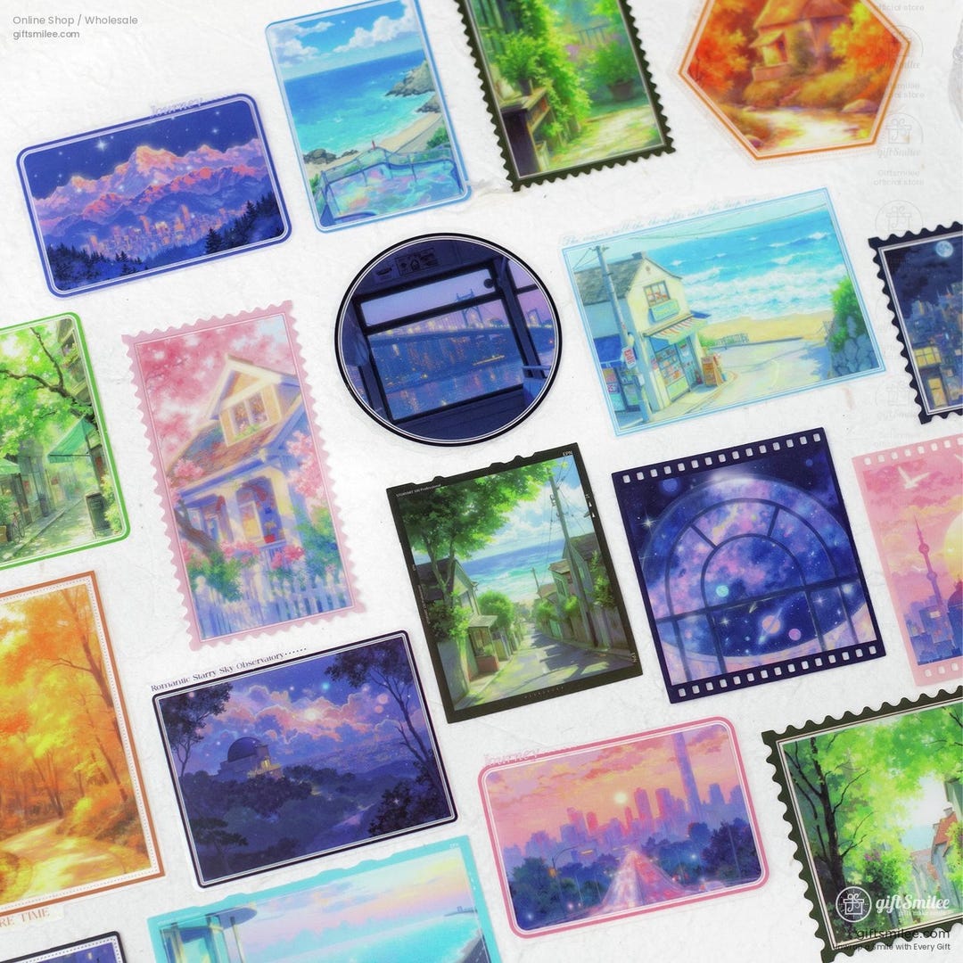 6 Types | Hiking Trip | Sticker Packs, Girl Gift Set, Student Supplies ...