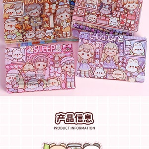 5 Sheets Telado Series Stickers,art Material,paper Memo,junk Jurnaling ...