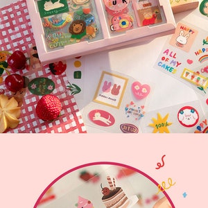 100 Sheets Simno Stickers,junk Journal,seasons,planner Suipplies ...