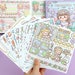 12 Sheets Telado Series Stickers,weddings,crafting for Kids,japan Style ...