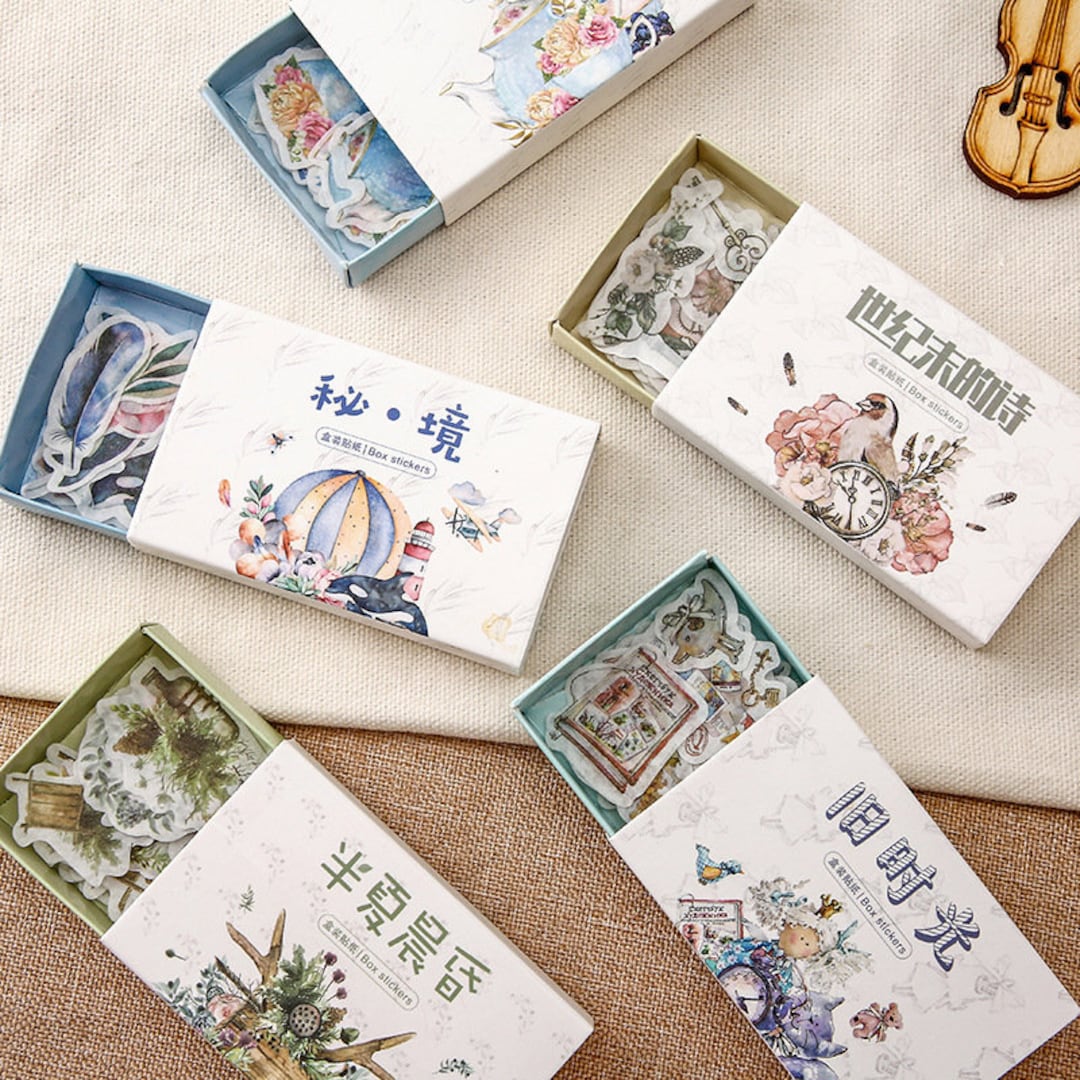 40 Sheets Remembrance Series Stickersnew Year Giftplanner - Etsy