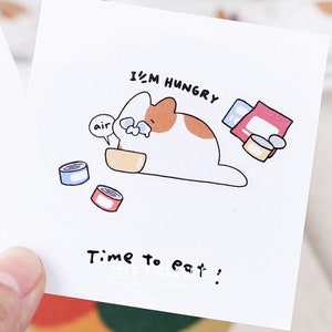 4 Types Cardlover Cat Meme Washi Tape, Journals Supplies, Cartoon ...