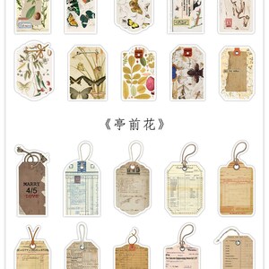 40 Sheets Old Diary Page Stickers | Ancient Scroll Sticker Set | Note ...